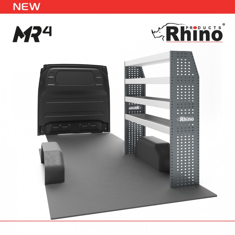 Mercedes Sprinter 2018 on L1H2 FWD - Rhino MR4 1 Bay Internal Van Racking
